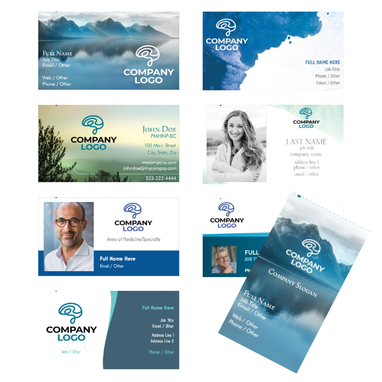 Practitioner Business Card Templates | SilverLeaf PMS - Order Now – SLPMS