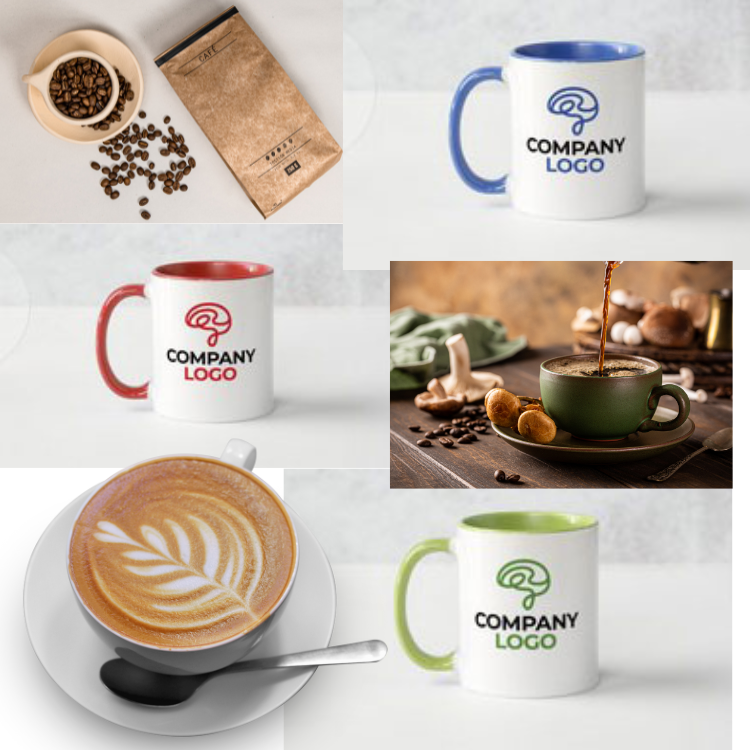 Custom-Designed Logo Coffee Mugs | SilverLeaf PMS | Order Now – SLPMS