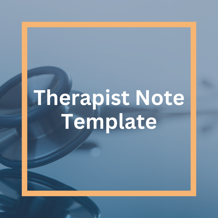 Therapist Note Template - IQ – SLPMS