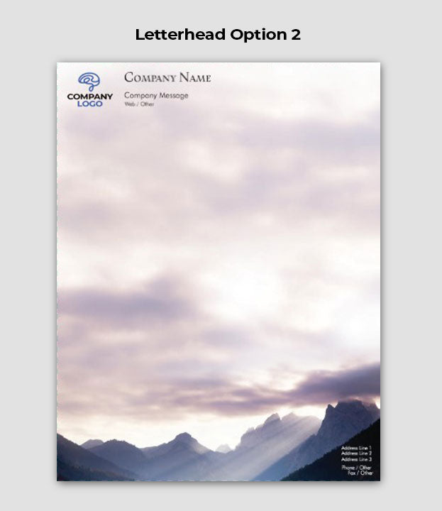 Custom Letter Heads for Practitioners | Silverleaf Print Shop – SLPMS